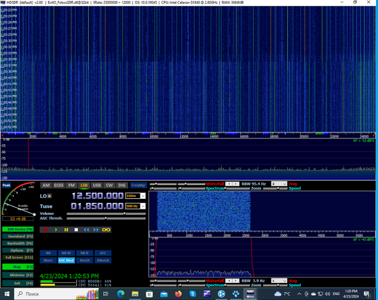 Checking Shackmaster Power 500 RF emissions in High-Frequency bands