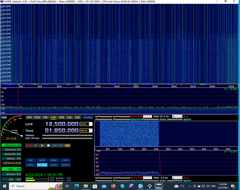 Checking Shackmaster Power 500 RF emissions in High-Frequency bands