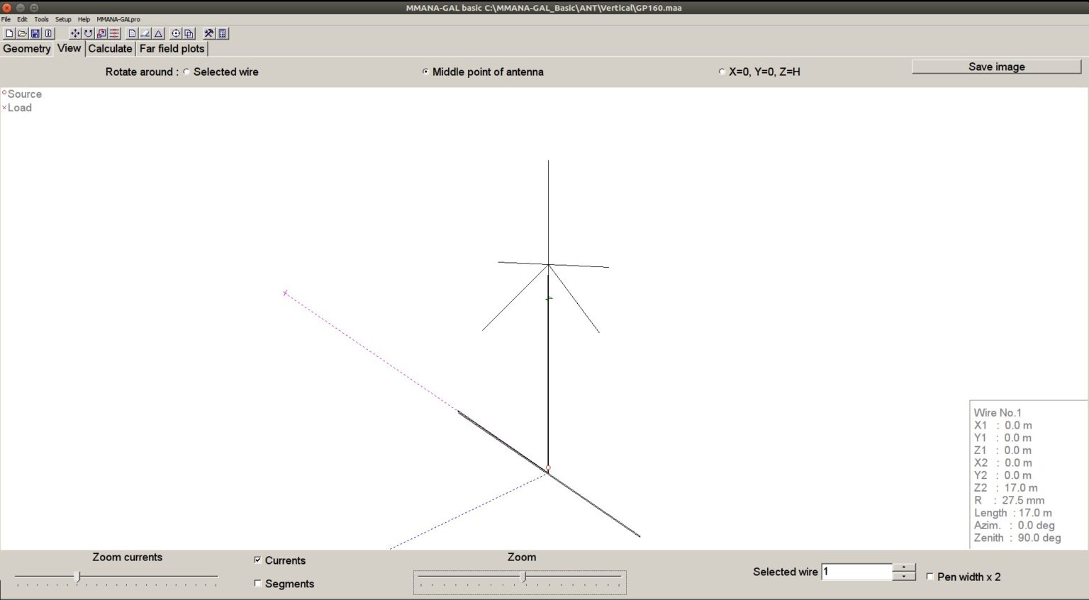 Using Rig Expert antenna analyzer to tune the multiband low band antenna