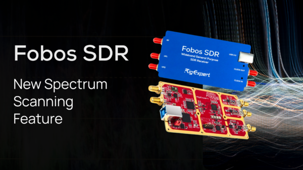Fobos SDR got new 14 GHz per second best in class Band Scan feature
