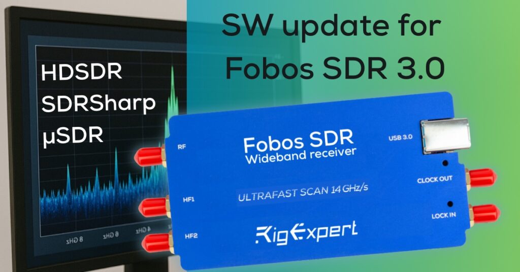 Software Updates for Fobos SDR 3.0 Released!